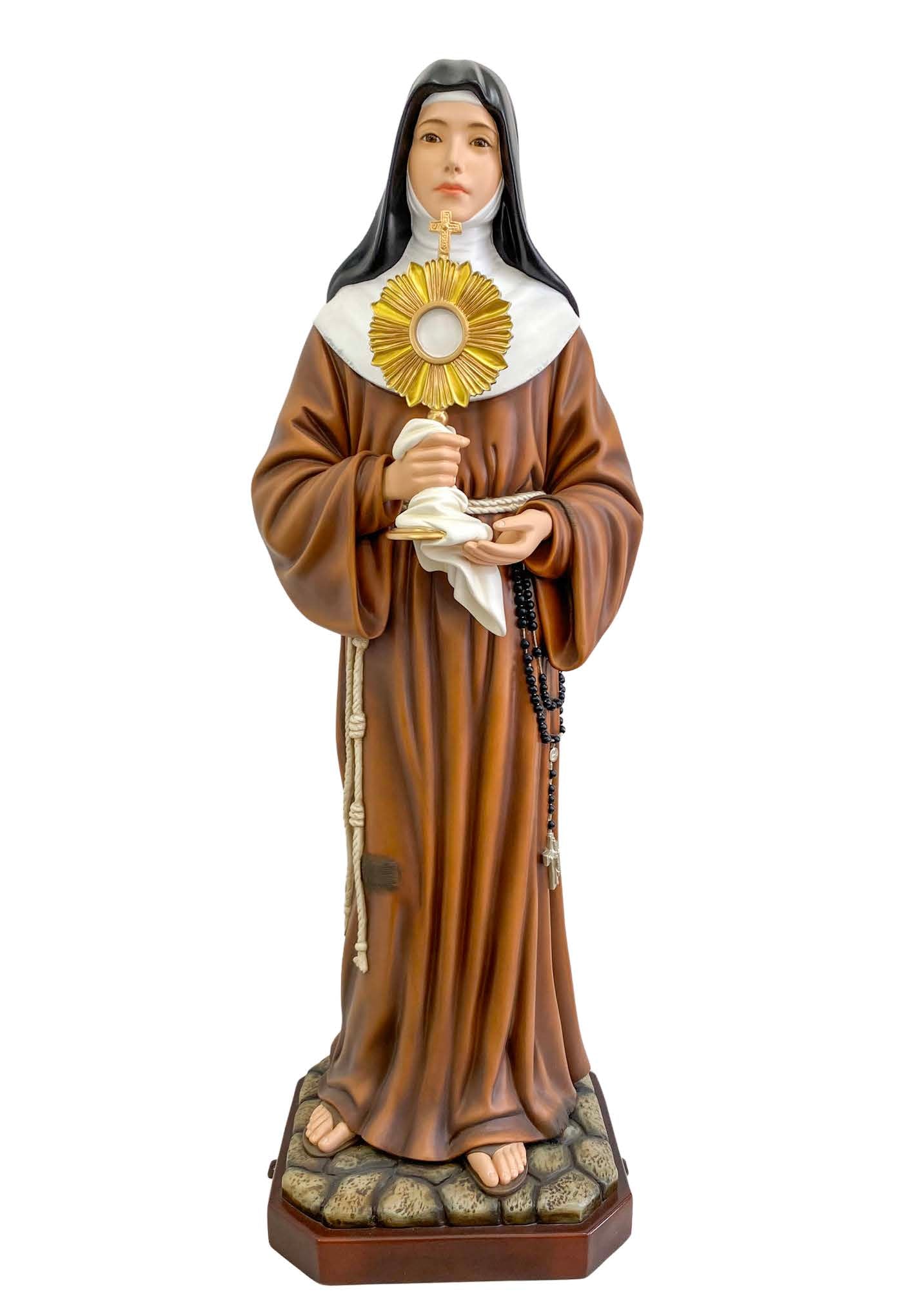 St. Clare 47" by Fiat Religious Statues